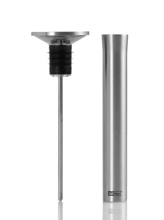 Adhoc Tapón-vertedor con termómetro para vino CHAMP