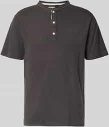 Superdry T-Shirt mit kurzer Knopfleiste