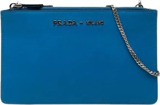 Prada Pre-owned Vintage Crossbody - Femme - Pre-owned - Bleu - Taille: ONE Size
