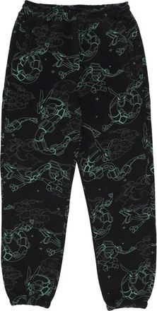 Dolly Noire Homme, Pantalons, Noir, Taille: M Rayquaza Pattern Pantalons de surv&ecirc;tement