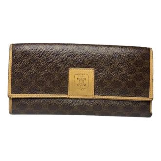 Celine Pre-owned Leder Portemonnaie - - Pre-owned - Damen - Braun - ONE SIZE