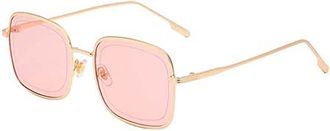 Generic Grand cadre carré en métal pour lunettes de soleil pour femmes, lunettes de plage en plein air pour le tir dans la rue, les vacances (couleur : A, tai