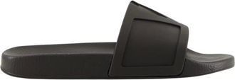 Valentino Garavani Homme, Chaussures, Noir, Taille: 41 EU Vlogo Poolside Slides