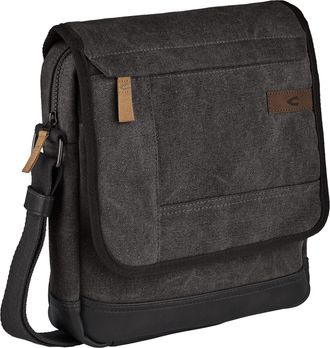 Camel Active Air Herren Überschlagtasche Umhängetasche Mittelgroß Grau