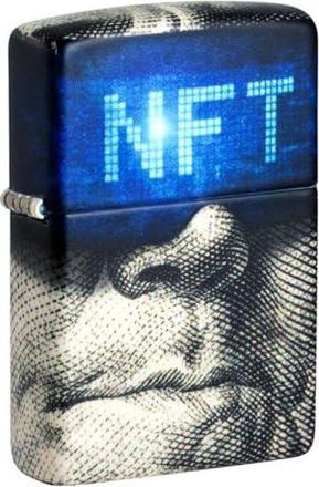 Zippo Sturmfeuerzeug - NFT Currency, 540°, Color Image - Nachfüllbar - Wiederverwendbar - Windfestes Design - Geschenkbox - Made in USA