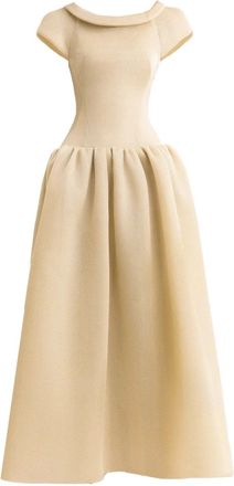 Gemy Maalouf short-sleeves midi dress - Nude