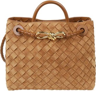 Bottega Veneta Kleine Andiamo Henkeltasche - - Bags - Damen - Braun - ONE SIZE