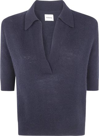 Khaite Damen, Strickwaren, Blau, XLGr&ouml;&szlig;e