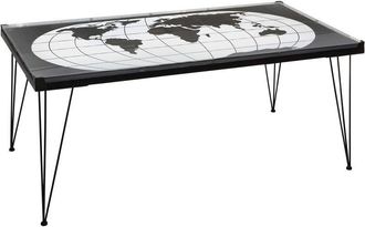 Atmosphera Atmosphera - Table basse design m&eacute;tal Mappemonde