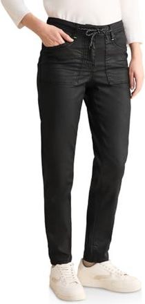 Cecil B378534 Jean Enduit, Noir délavé, 33W / 28L Femmes