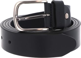 Valentino Leder G&uuml;rtel Bairone Leather Belt W95 Blu dunkelblau