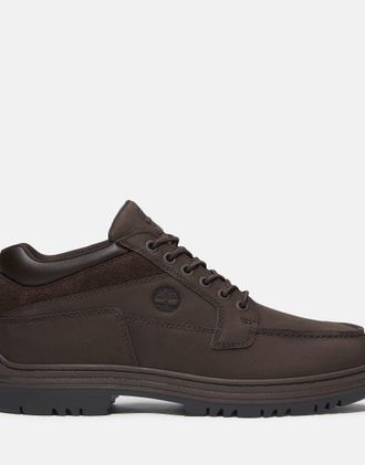 Timberland chaussure &agrave; lacets en nubuck marron fonc&eacute;