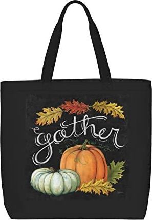 Generic Sac Fourre-Tout Joyeux Halloween, Citrouille Sac Biblioth&egrave;que R&eacute;utilisable De Grande Capacit&eacute; Sacs En Toile Pour Femmes, Pour Shopping, Femmes, &Eacute;cole,