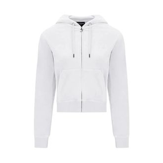 Juicy Couture Eleganter Polyester-Sweatshirt - - Sweatshirts & Hoodies - Damen - Wei&szlig; - M