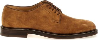 Brunello Cucinelli derbies en daim - Marron