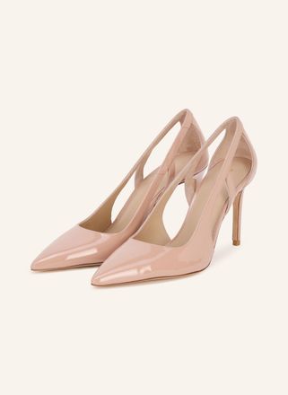 Stuart Weitzman Lack-Pumps Stuart Power Cutout rosa