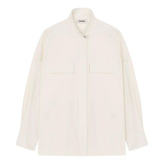 &Aacute;eron Femme, Vestes, Blanc, Taille: 42 FR Whisk High Neck Overshirt