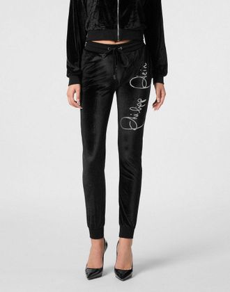 Philipp Plein Jogginghose Signature Mit Schmucksteinen