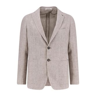 Tagliatore Einreihiger Zweiknopf-Blazer - - Jackets - Herren - Grau - L