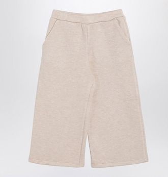 Douuod Beige viscose blend trousers