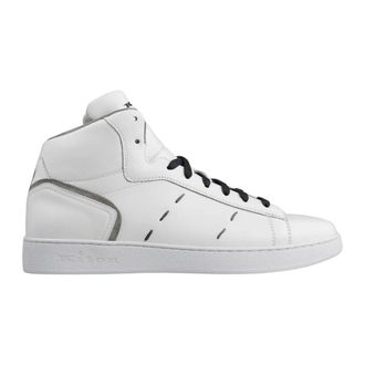 Kiton Leather Sneakers - - Shoes - Herren - Wei&szlig; - 40 EU