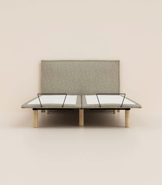 Tediber Lit &eacute;lectrique 160x200 cm - Gris- Tediber