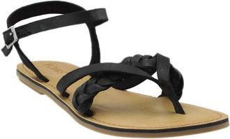 Toms Damen Lexie Flache Sandalen, Black, 36.5 EU