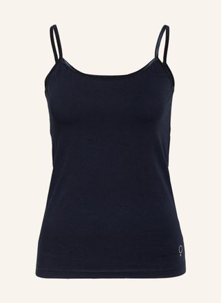 Boviva Boviva Top Mit Schmucksteinbesatz blau