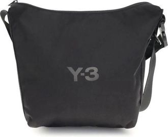 Yohji Yamamoto Homme, Sacs, Noir, Taille: ONE Size Sac à bandoulière avec logo