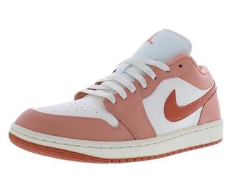 Nike Air Jordan 1 Low Chaussures pour femme (Sail/Light Madder Root/Pale Ivory/Madder Root), Voile/racine de garance l&eacute;g&egrave;re/ivoire p&acirc;le/racine de garance, 