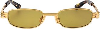 Bottega Veneta Lunettes De Soleil - Or