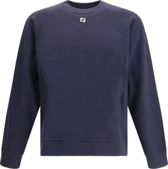 Fendi sweat à manches raglan - Bleu