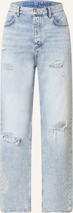 HUGO BOSS Hugo Destroyed Jeans Nate Baggy Fit blau