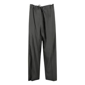 Balenciaga Ma&szlig;geschneiderte flie&szlig;ende Hose - - Trousers - Herren - Grau - S