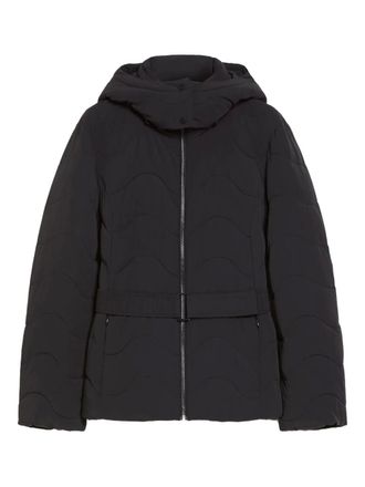 Pennyblack Gesteppter Kapuzenmantel - Schwarz