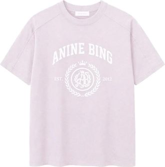 Anine Bing Femme, Tops, Rose, Taille: 40 FR T-Chemises