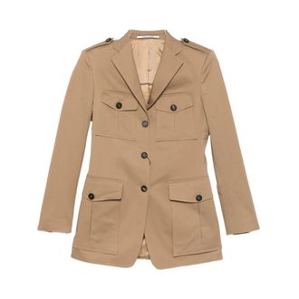 Tagliatore Blazer mit fallendem Revers - - Jackets - Damen - Braun - L