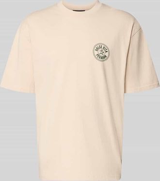 Pegador Oversized T-Shirt mit Label-Print