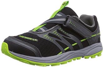 Merrell Mix Master Jam Z-rap, Chaussures Multisport Outdoor Mixte Enfant, Multicolore (mix Mstr Jam Z-rap Bk/grn), 33