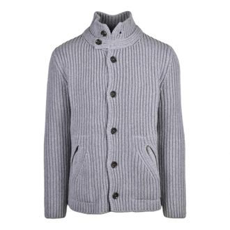 Daniele Fiesoli Rippstrick-Strickjacke - - Knitwear - Herren - Grau - L