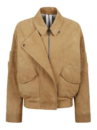 S.W.O.R.D 6.6.44 S. W.O. R.D 6.6.44 Blouson En Cuir - Beige