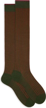 Gallo Gallo, Homme, Sous-v&ecirc;tements, Multicolore, Taille: S Twin Rib Long Socks
