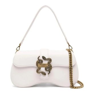 Just Cavalli Ikonic Schlangen Schultertasche - - Bags - Damen - Wei&szlig; - ONE SIZE