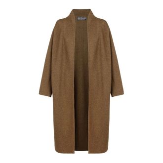 Cortana Femme, Manteaux, Brun, Taille: 40 FR Long manteau double face