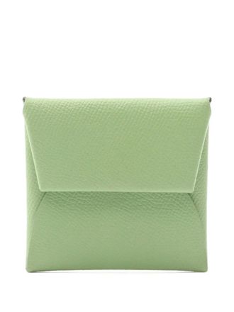 Herm&egrave;s 2021 Bastia Portemonnaie - Gr&uuml;n