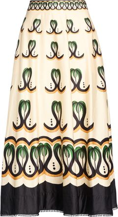 Farm Rio COCONUT TREE FLOW SKIRT
