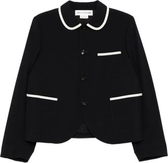 Comme Des Garçons Jacke aus Wolle - Blau