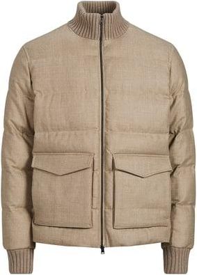 Herno Veste col montant matelass&eacute;e en laine et soie