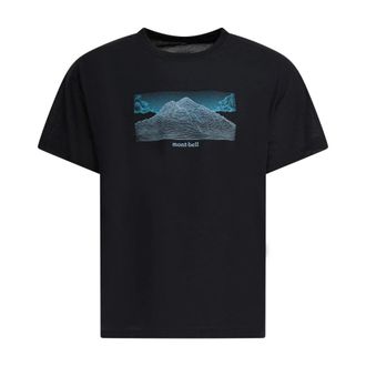 Montbell Wickron Geografie T-Shirt - - Tops - Herren - Schwarzk - M