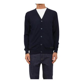 John Richmond Cardigan Ongi - - Knitwear - Herren - Blau - M